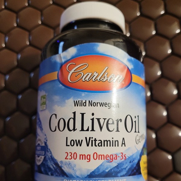 Carlson Cod Liver Oil Gems, Low Vitamin A, 230 Mg Omega-3s,, 53% OFF